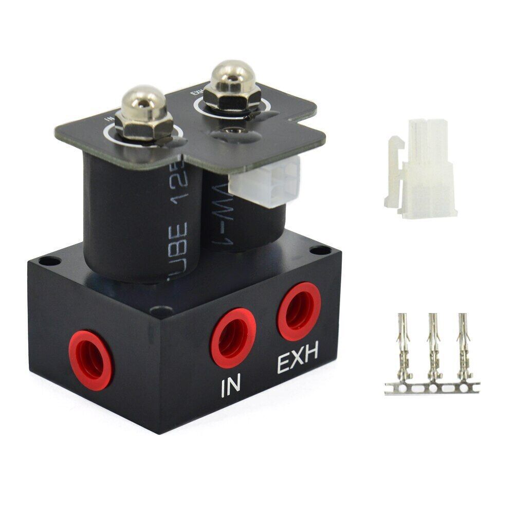 12v Solenoid Valve Air Ride Suspension Manifold Pneumatic Shock ...