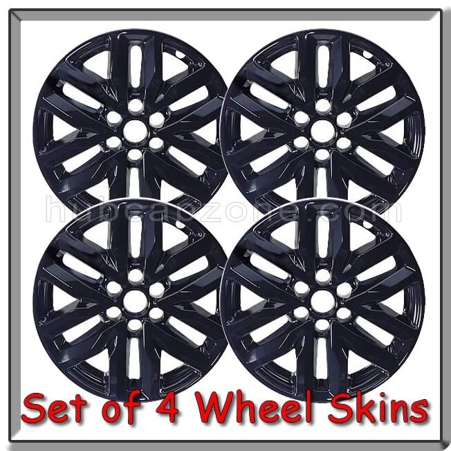 2017-2019 Black GMC Acadia Wheel Skins Hubcaps 18" GMC Acadia Wheel ...