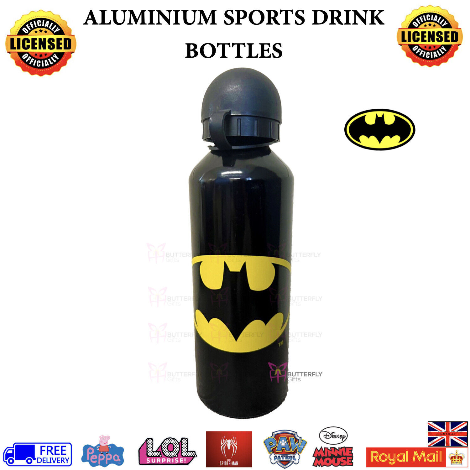 KIDS CHARACTER WATER DRINKS JUICE CHILDREN'S SCHOOL PICNIC SPORTS ...
