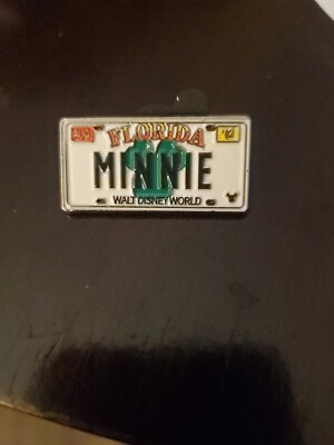 WDW Hidden Mickey Collection - License Plates - Minnie - Disney Pin | eBay