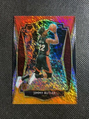 2020-21 Panini Select #115 Jimmy Butler Premier Level Shimmer Prizm ...