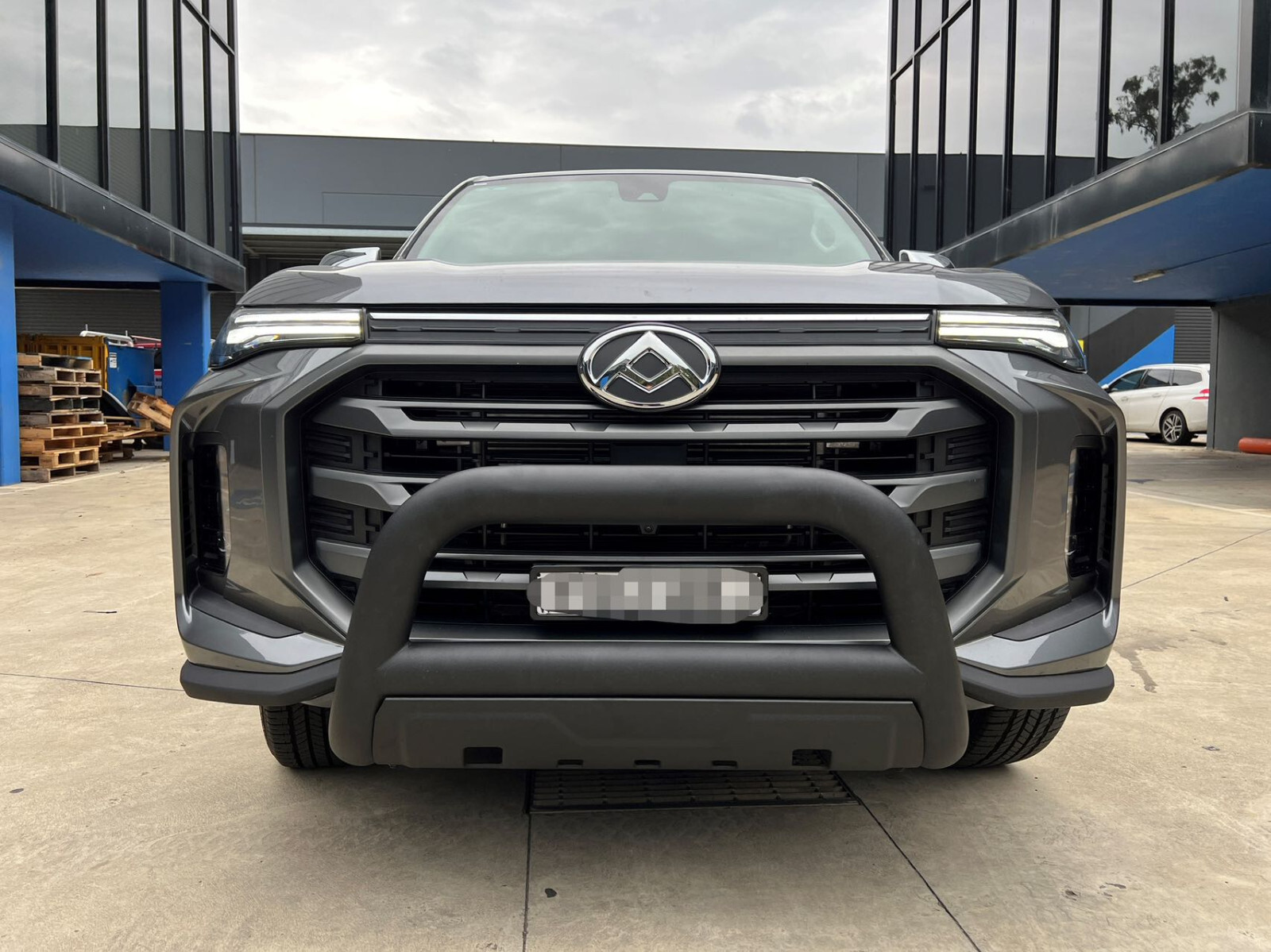 3.5'' Oval matte Black Steel Nudge Bar for LDV T60 MAX Pro Luxe 2021 ...