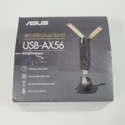 ASUS WiFi 6 AX1800 USB WiFi Adapter (USB-AX56) - Dual Band WiFI 6 ...