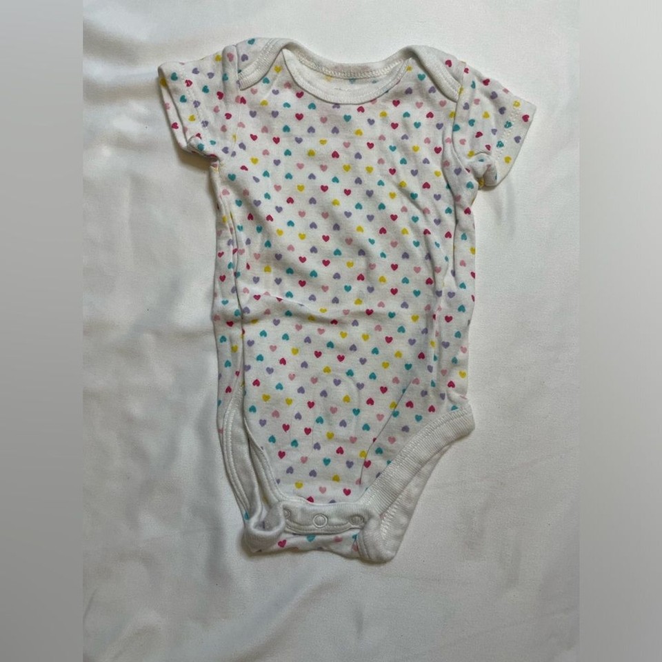 Girls Garanimals size 0-3 months 4 one pieces and 4 pants set | eBay