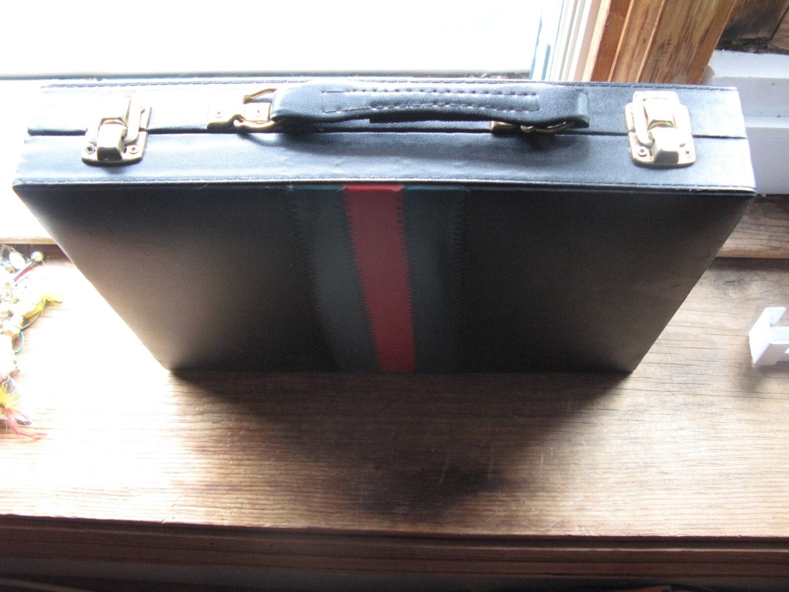 Vintage Backgammon Set Black Red Green Board Red/White Bakelite 28 ...