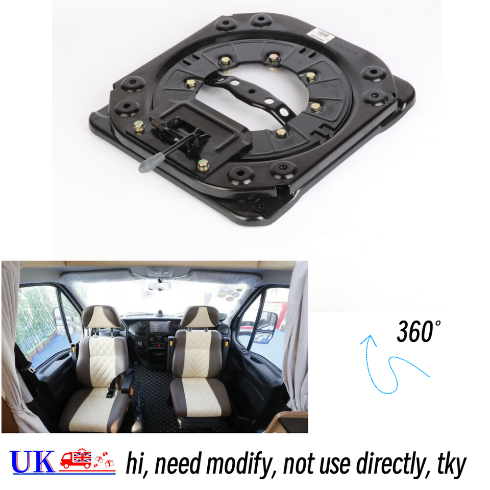 Seat Swivel Universal Motorhome Turntable Campervan BUS/BOAT/TRACTOR ...