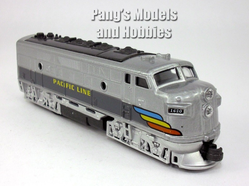 7 Inch Diesel Electric Train Locomotive Pacific Line 1/94 Scale Diecast ...