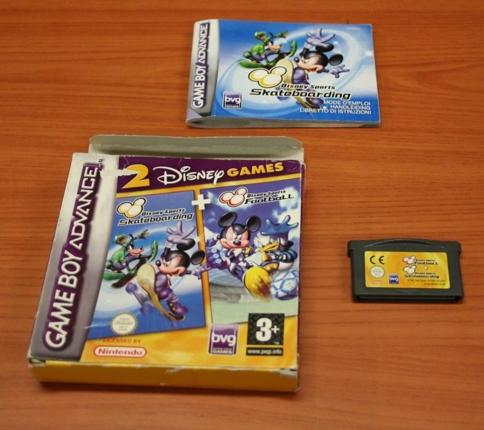 jeu Nintendo Game Boy Advance gba Disney Sports Skateboarding ...