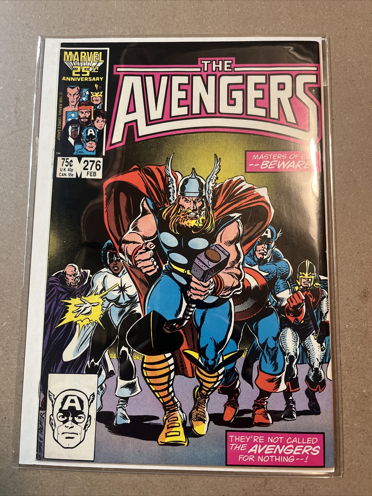 Avengers #276 (Feb. 87') vs Masters of Evil/ Thor Rejoins/ Ant-Man X2 ...