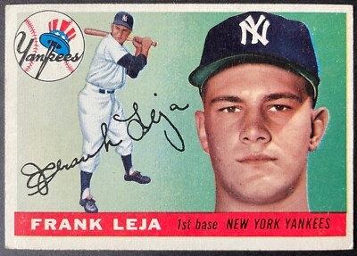 1955 Topps Baseball #99 Frank Leja New York Yankees Vintage MLB Card | eBay