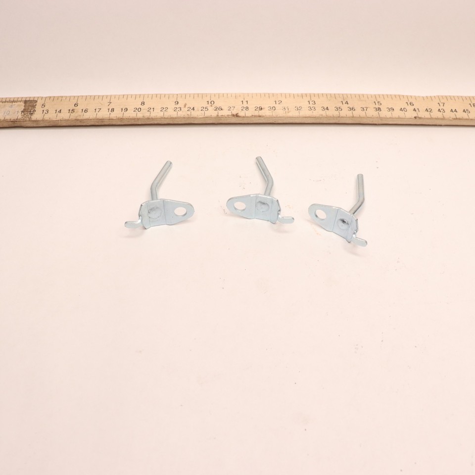 (3-Pk) Single Rod Pegboard Hook 1/4" Peg Hole x 2" Stem Length S123 | eBay