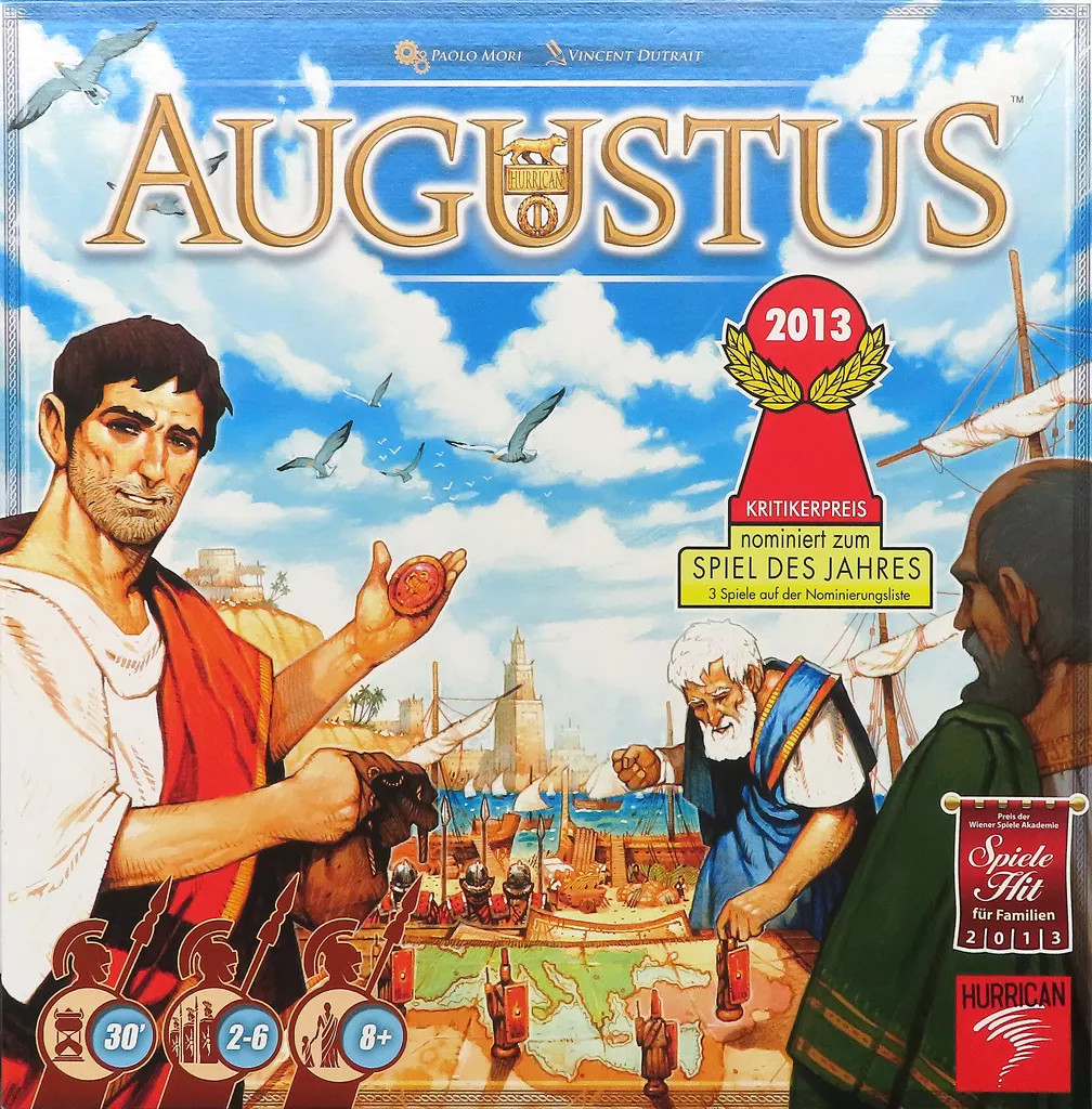 Board Game Augustus Multilingual Version Japanese Translation Included ...