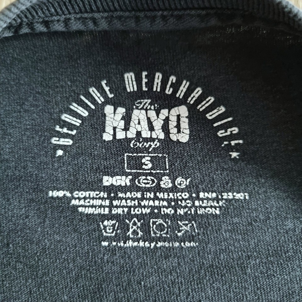 Vintage DGK Skate Shirt S Kayo Corp Skateboard Ghetto Child Axion City ...