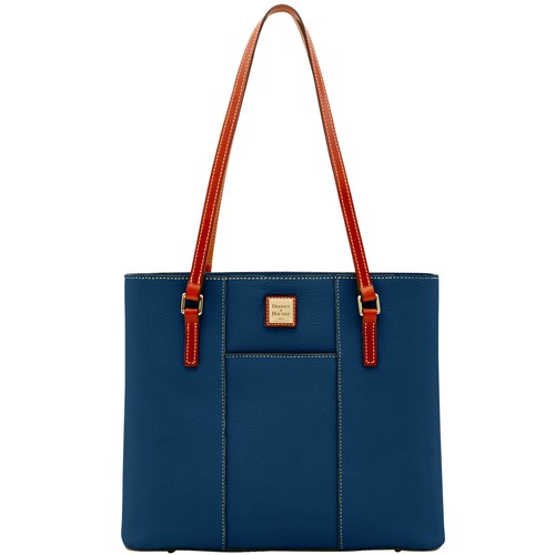 NEW Dooney & Bourke Blue Pebble Grain Lexington NWT | eBay