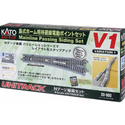 KATO N Scale UNITRACK V1 Electric switch set for island platform 20-860 | eBay