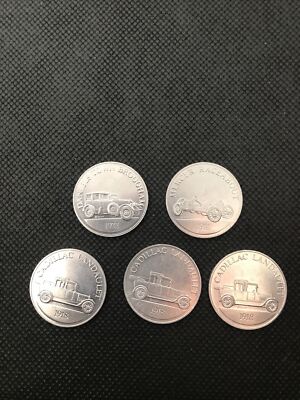 Sunoco Antique Silver Car Coins Lot of 5 Series 1 | eBay