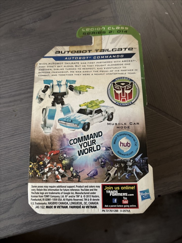 Transformers Prime Autobot Tailgate Legion Class Legend Class Action ...