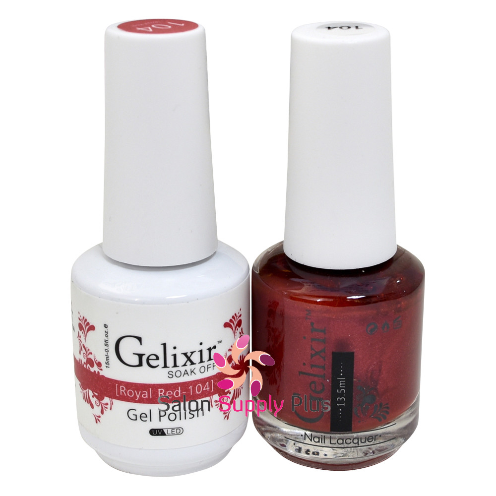 GELIXIR Soak Off Gel Polish Duo Set (Gel + Matching Lacquer) -104 | eBay