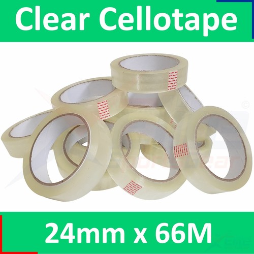 Clear Cellotape Sellotape Packaging Parcel Packing Strong Tape 24mm x ...