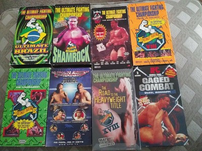 Lot of 8 Ultimate Fighting Championship UFC Vhs Tape 7/18/10/35 ...