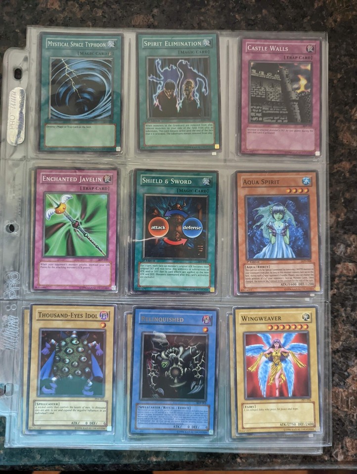 1996 1st gen first Yu-Gi-Oh YUGIOH Trading Card Game Lot of 80 cards L ...