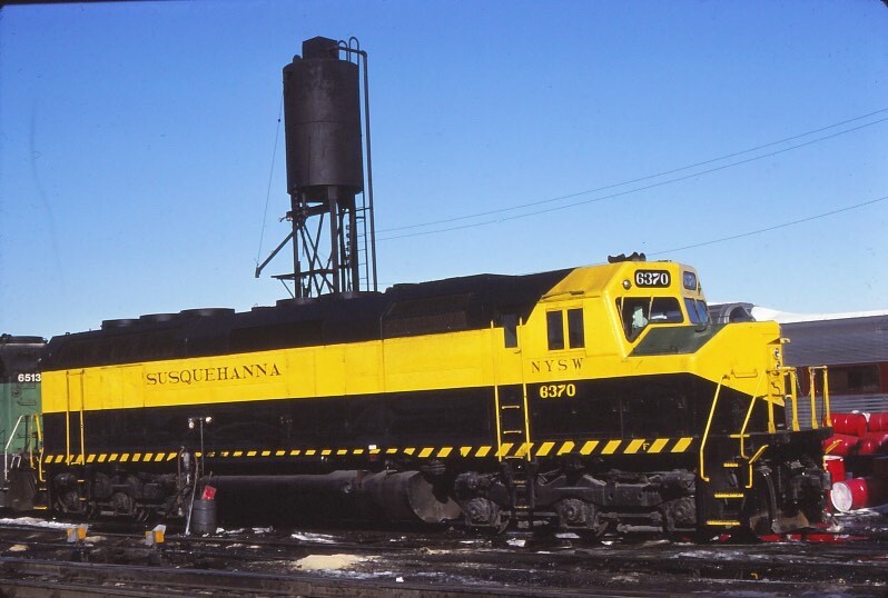 NYS&W 6370 F45 CLEAN!! @ BINGHAMTON, NY 1987 35MM SLIDE | eBay