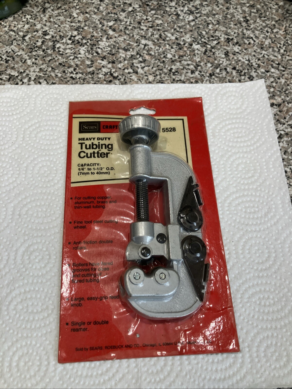 New Vintage Sears Craftsman Tubing Cutter 1/4" - 1-1/2" With Box 9 5528 ...