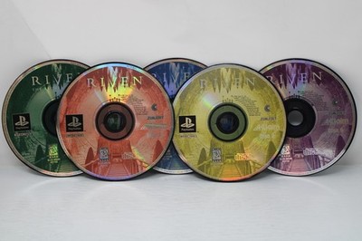 Riven The Sequel to Myst Sony PlayStation 1 PS1 All 5 Discs Only Tested ...