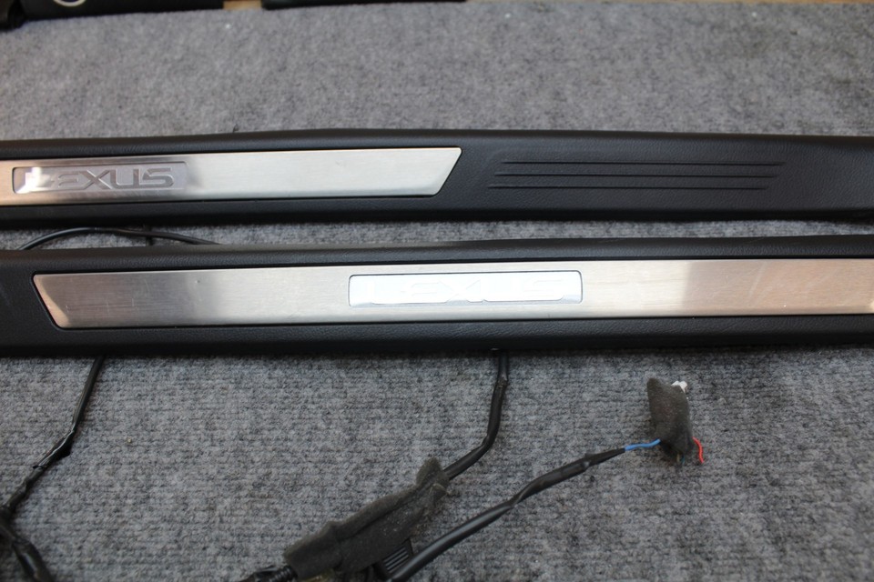 LEXUS 15-19 RC200T RC350 F-SPORT INTERIOR DOOR SILL TRIM MOLDING SET ...