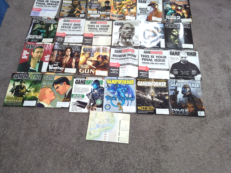 Lot Of 42 Game Informer Magazine 2000s Mixed Lot Video Game Halo GTA ...