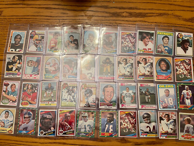 Vintage Football 40 Card Lot Mostly Rookies HOFers | eBay