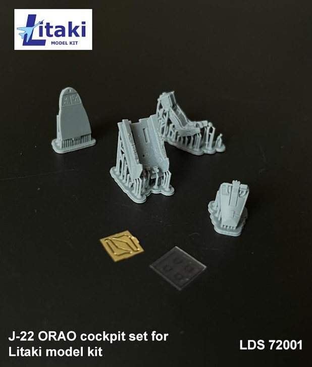 Litaki 72001 1:72 Cockpit set for J22 ORAO for Litaki model kit 3d ...