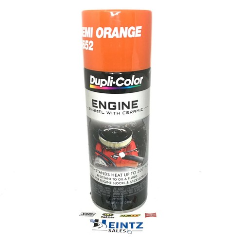 Duplicolor DE1652 CHRYSLER HEMI ORANGE Engine Enamel with Ceramic - 12 ...