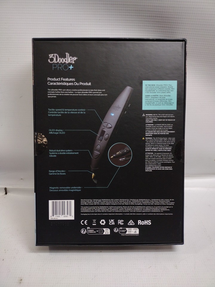 3Doodler - PRO+ 3D Printing Pen ( 2023 ) Design Tool for Creative ...