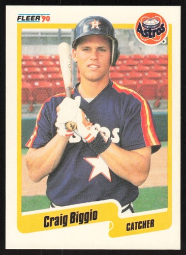 1990 Fleer Baseball Craig Biggio #224 Houston Astros | eBay