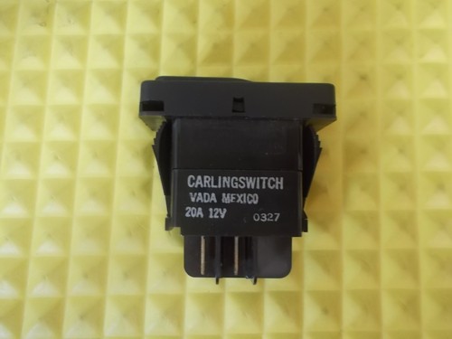 Carling Contura Rocker Switch w/barrier On-OFF MARINE DPST Black | eBay