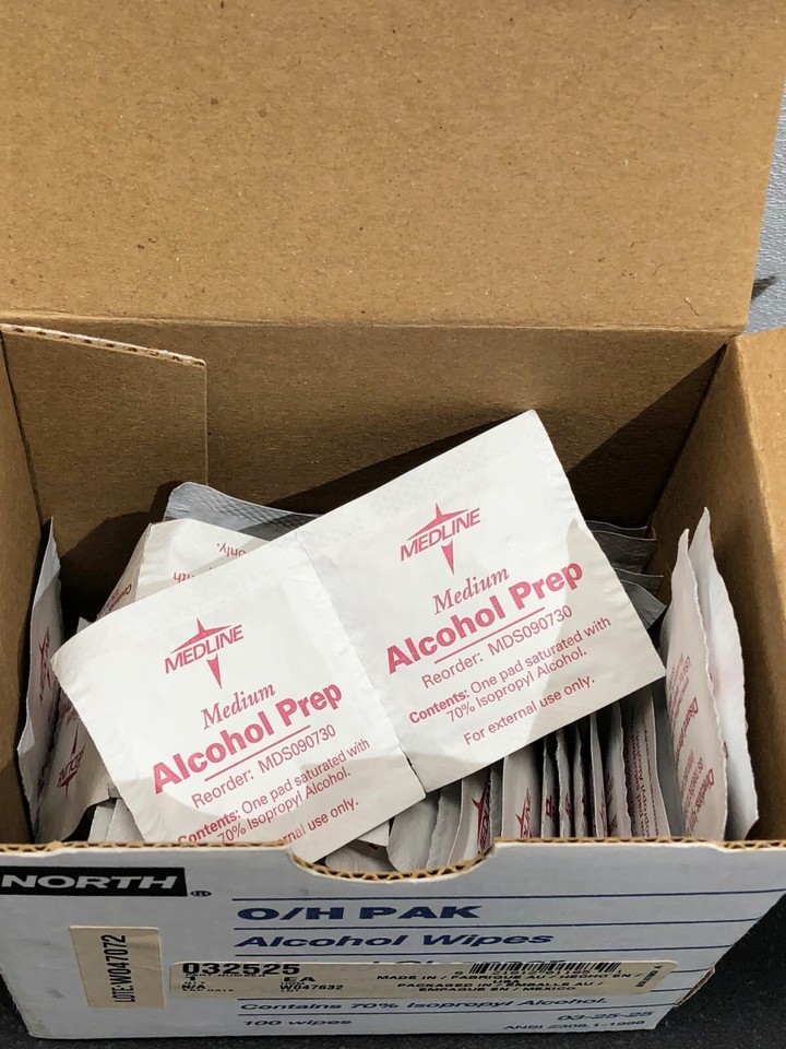 North O/H Pak Alcohol Wipes 032525 | eBay