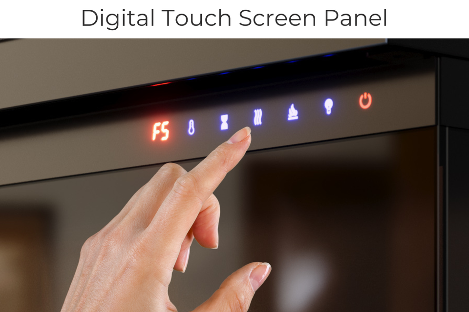 Studio Oak Wall Mounted Electric Fireplace | LED Flame Effect | UK Made ...