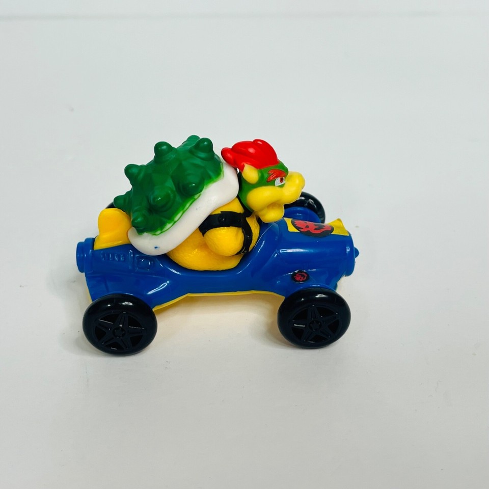 2022 McDonalds Nintendo Bowser race car toy figure. | eBay