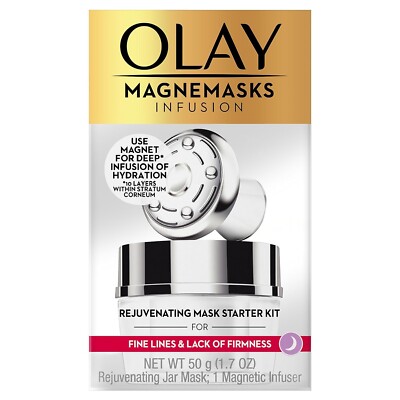 Olay Magnemasks Infusion Rejuvenating Mask Starter Kit 50g+ 1pc ...