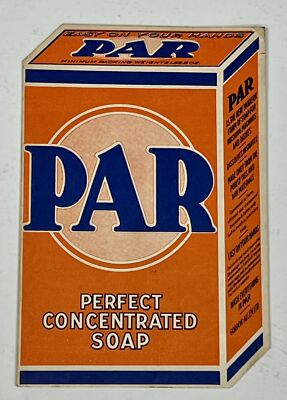Advertising Ephemera / PAR Perfect Concentrated Soap Informational ...