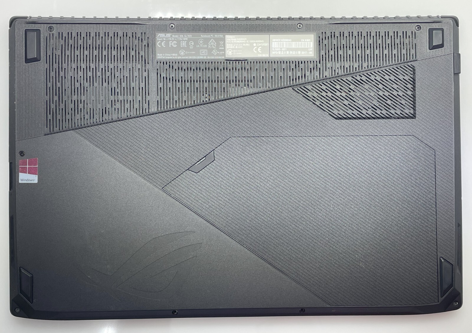 ASUS ROG Strix GL703VD 1920x1080 i7-7700HQ 2.80GHz 16Gb Ram 1TB HDD GTX ...