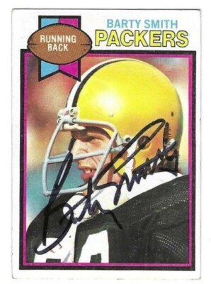 Autographed BARTY SMITH 1979 Topps Green Bay Packers card #228 COA | eBay