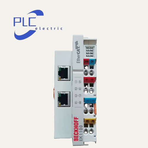 1PCS New Type EK1100 EtherCAT Coupler 2 RJ45 Ports 100m 65535 Terminal ...