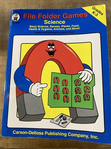 Carson Dellosa File Folder Games Social Studies Grades K-3 1992 Very ...