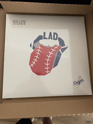 Rolling Stones Dodgers Hackney Diamonds LP LA MLB white vinyl SEALED | eBay