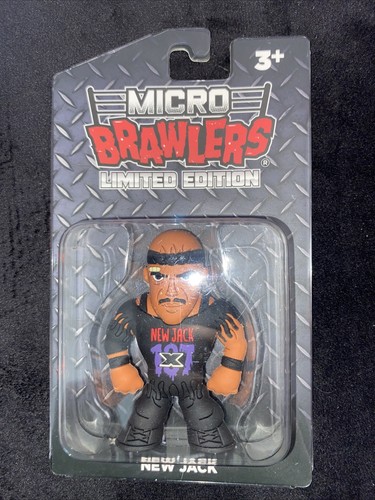 ECW Original New Jack Micro Brawler Figure MOC WWE AEW Wrestling ...
