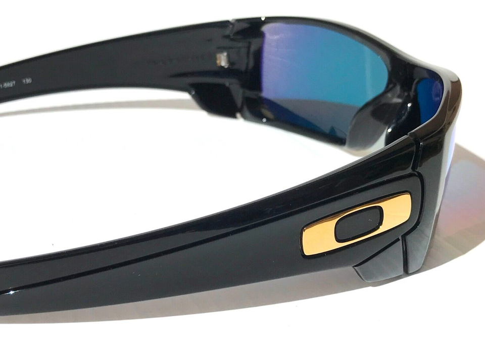 NEW Oakley BATWOLF Polished Black Gold Icon POLARIZED Galaxy Ruby ...
