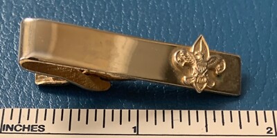 Vintage BOY SCOUTS OF AMERICA Universal Emblem TIE BAR CLASP BSA Badge ...