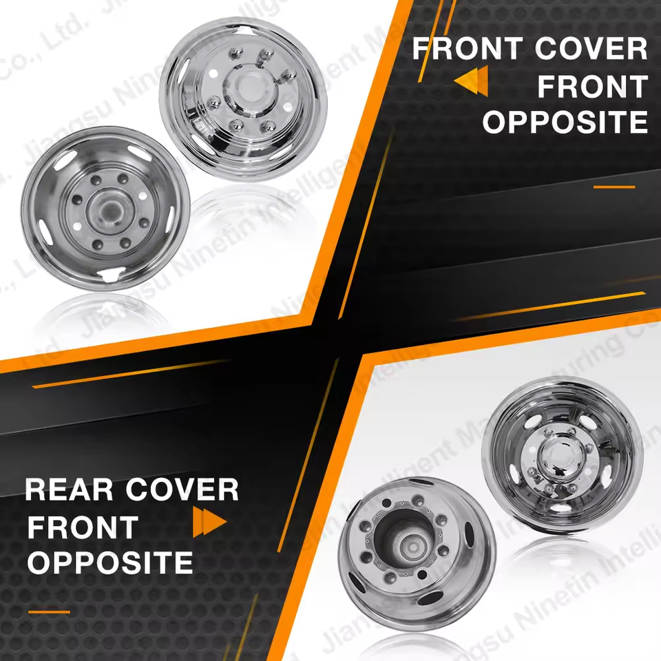 For 2011-2021 GMC Chevy 3500HD 17" Stainless Steel Dually Wheel ...